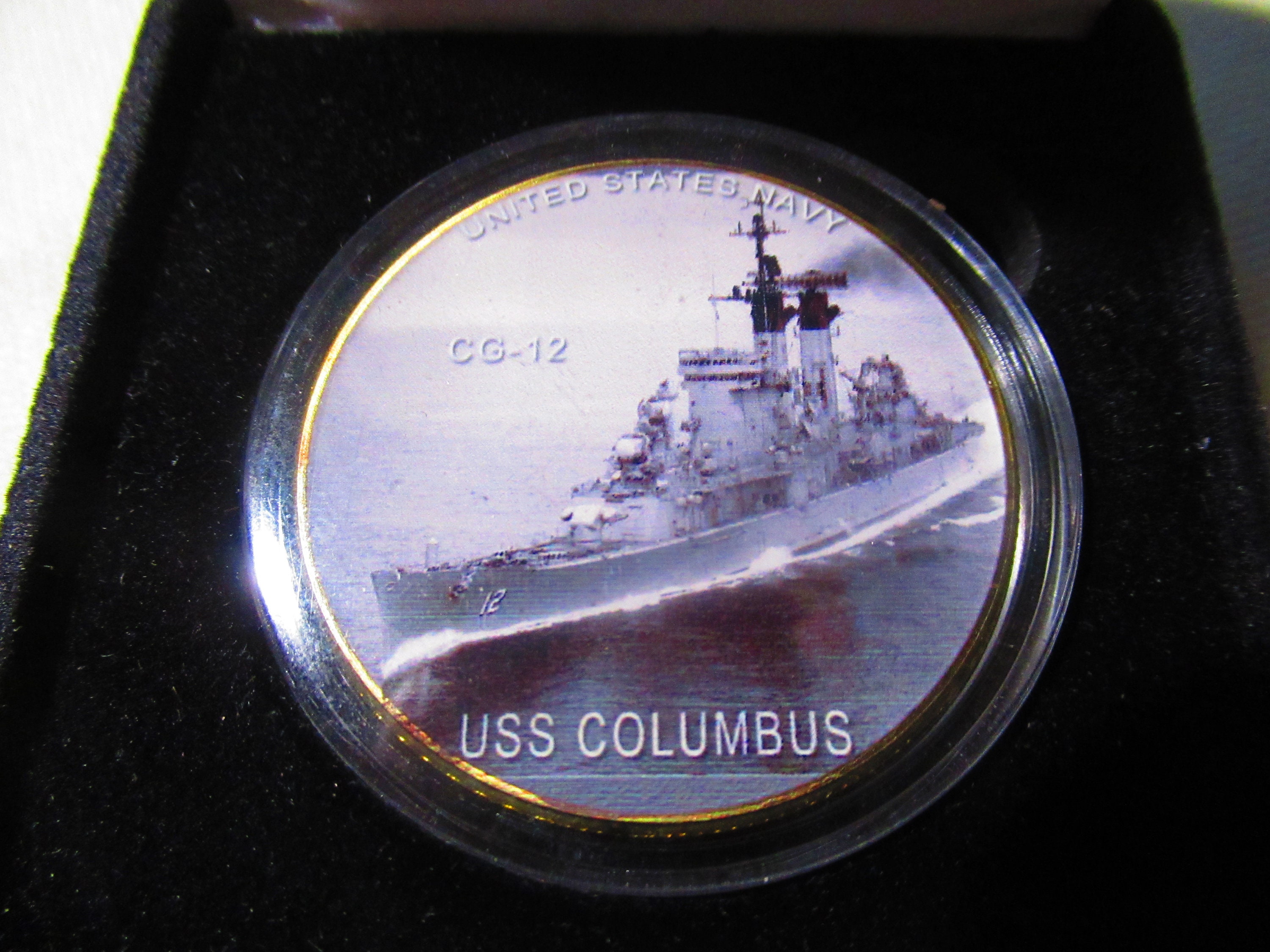 U S Navy USS Columbus CG-12 Challenge Coin | Etsy