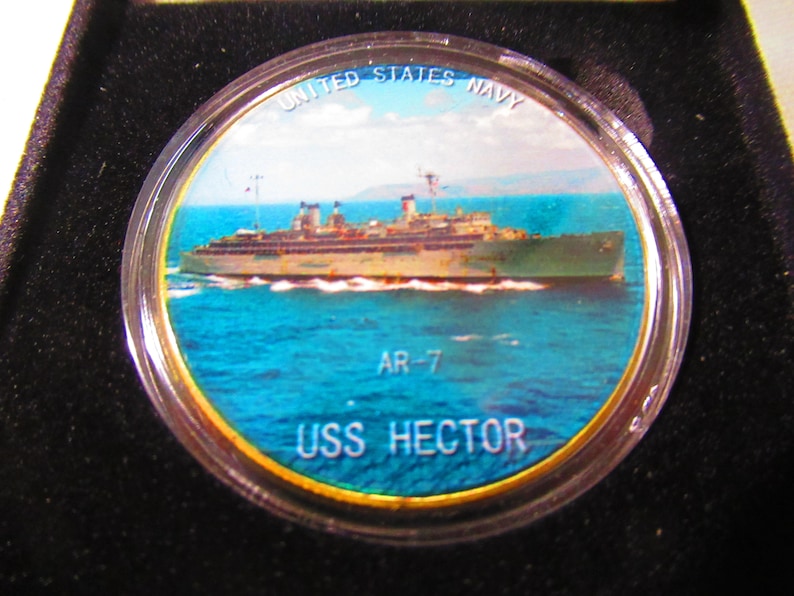 U S Navy - USS HECTOR AR-7 Challenge Coin - Etsy