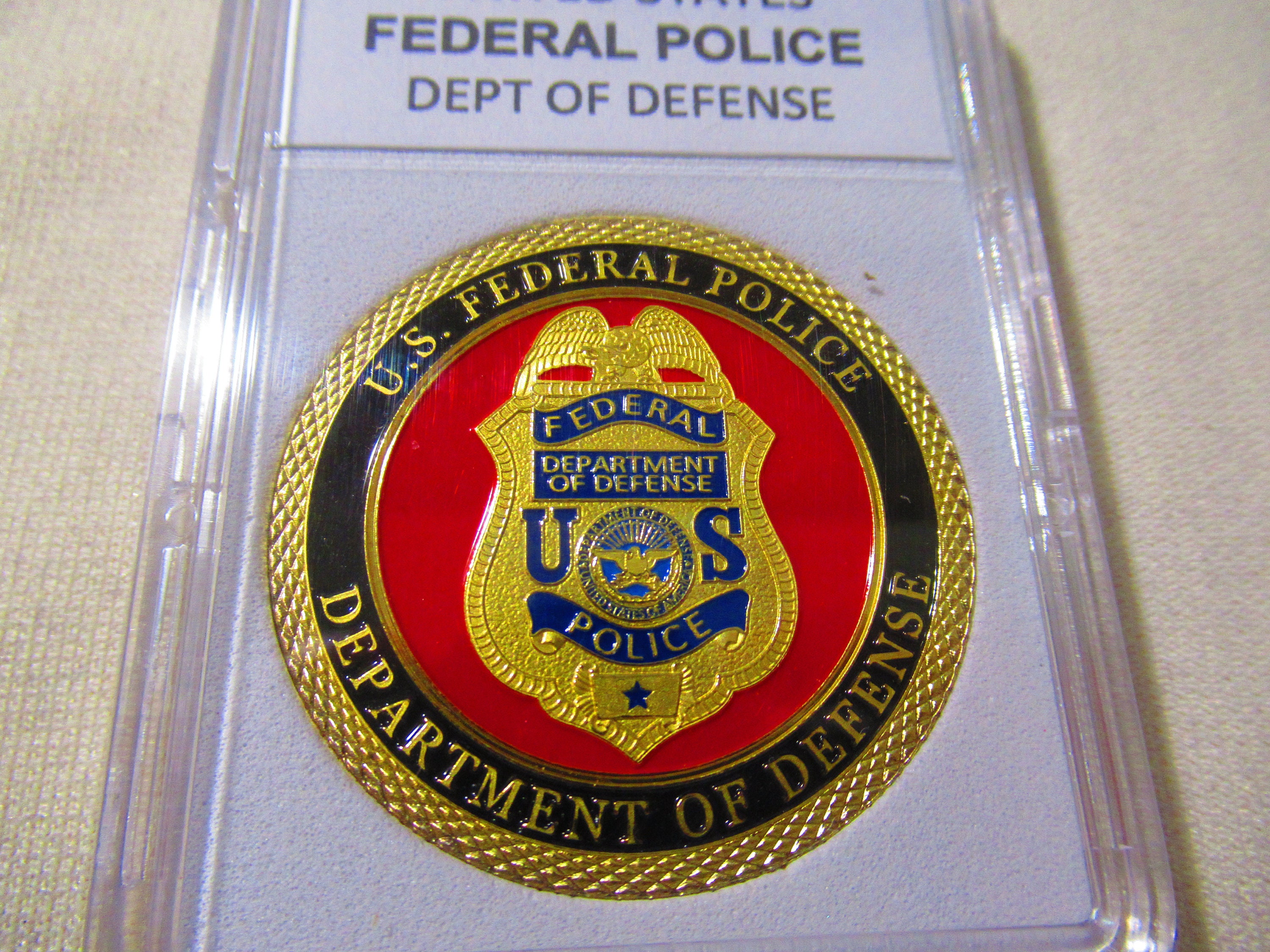 United States DOD FEDERAL POLICE Challenge Coin - Etsy