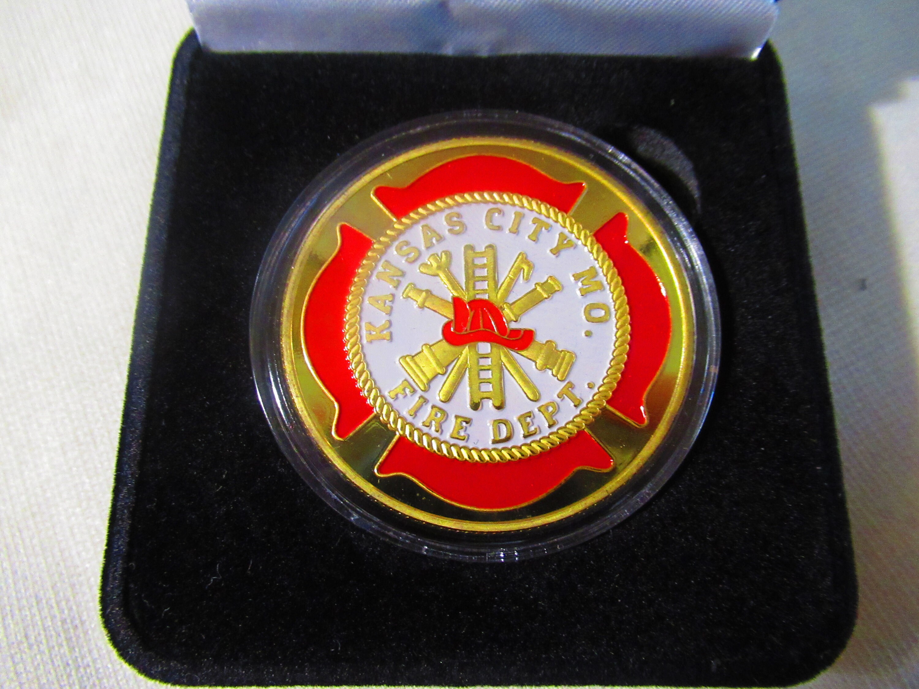 KANSAS CITY FIRE Dept. Challenge Coin - Etsy