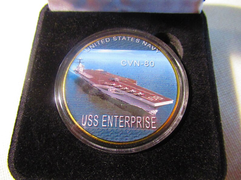 U S Navy USS ENTERPRISE CVN-80 Challenge Coin | Etsy