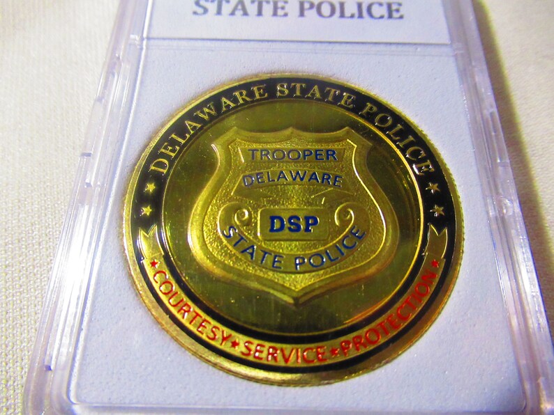 DELAWARE STATE POLICE Challenge Coin - Etsy