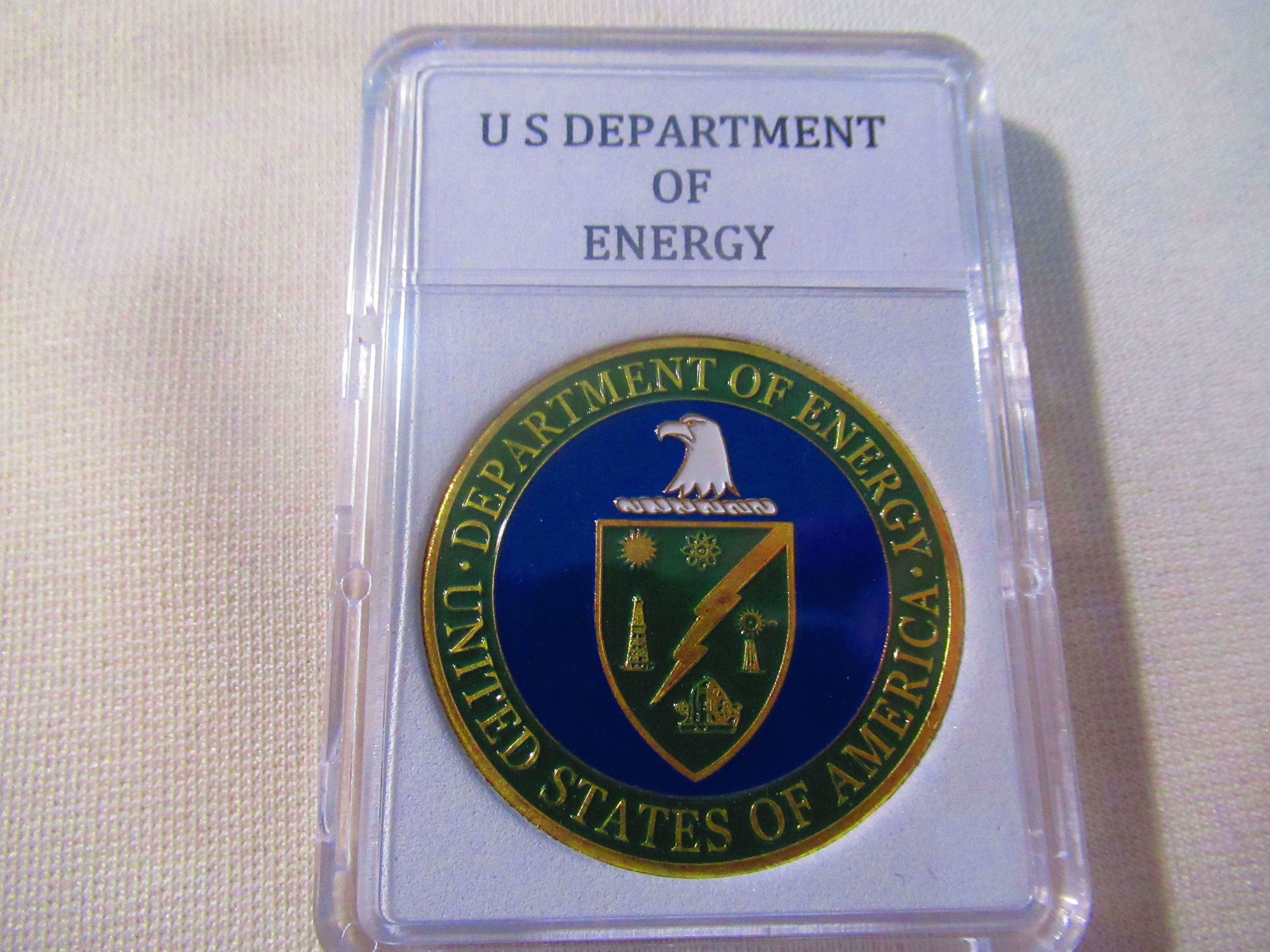 Department of Energy DOE Challenge Coin | Etsy
