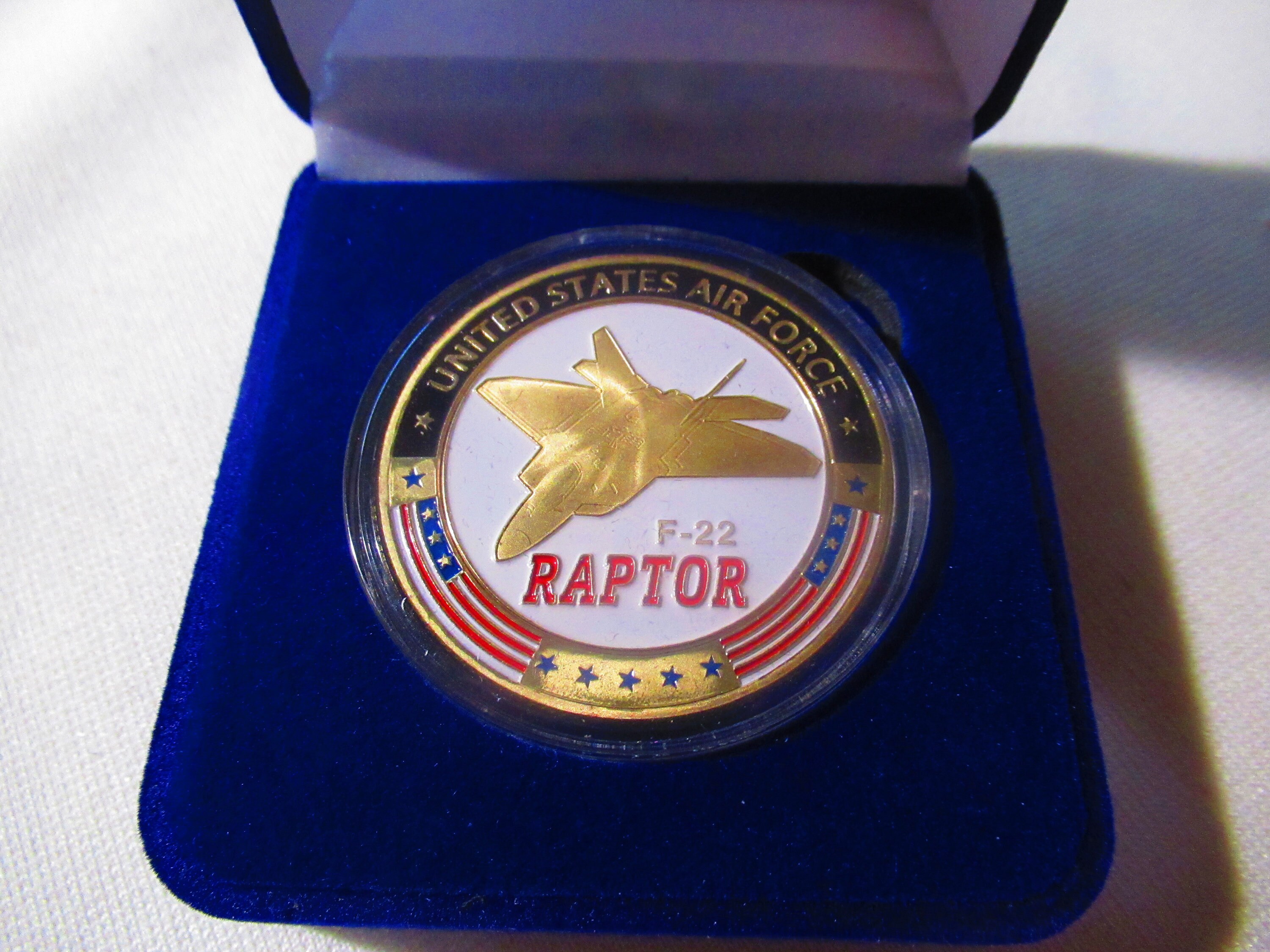 U S AIR FORCE F-22 RAPTOR Challenge Coin | Etsy