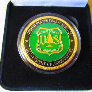 United States Forest Service Challenge Coin - Etsy