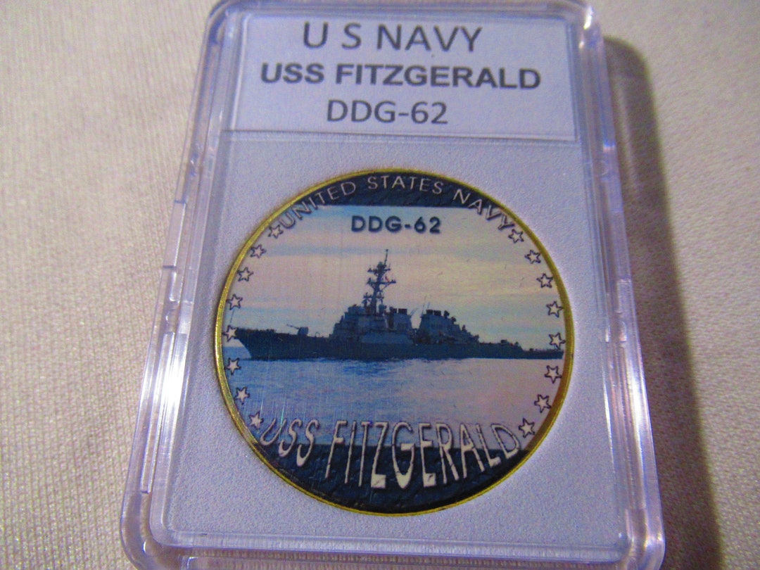 U S Navy - USS FITZGERALD (DDG-62) Challenge Coin - Etsy