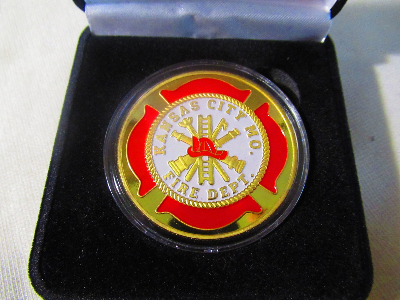 KANSAS CITY FIRE Dept. Challenge Coin - Etsy