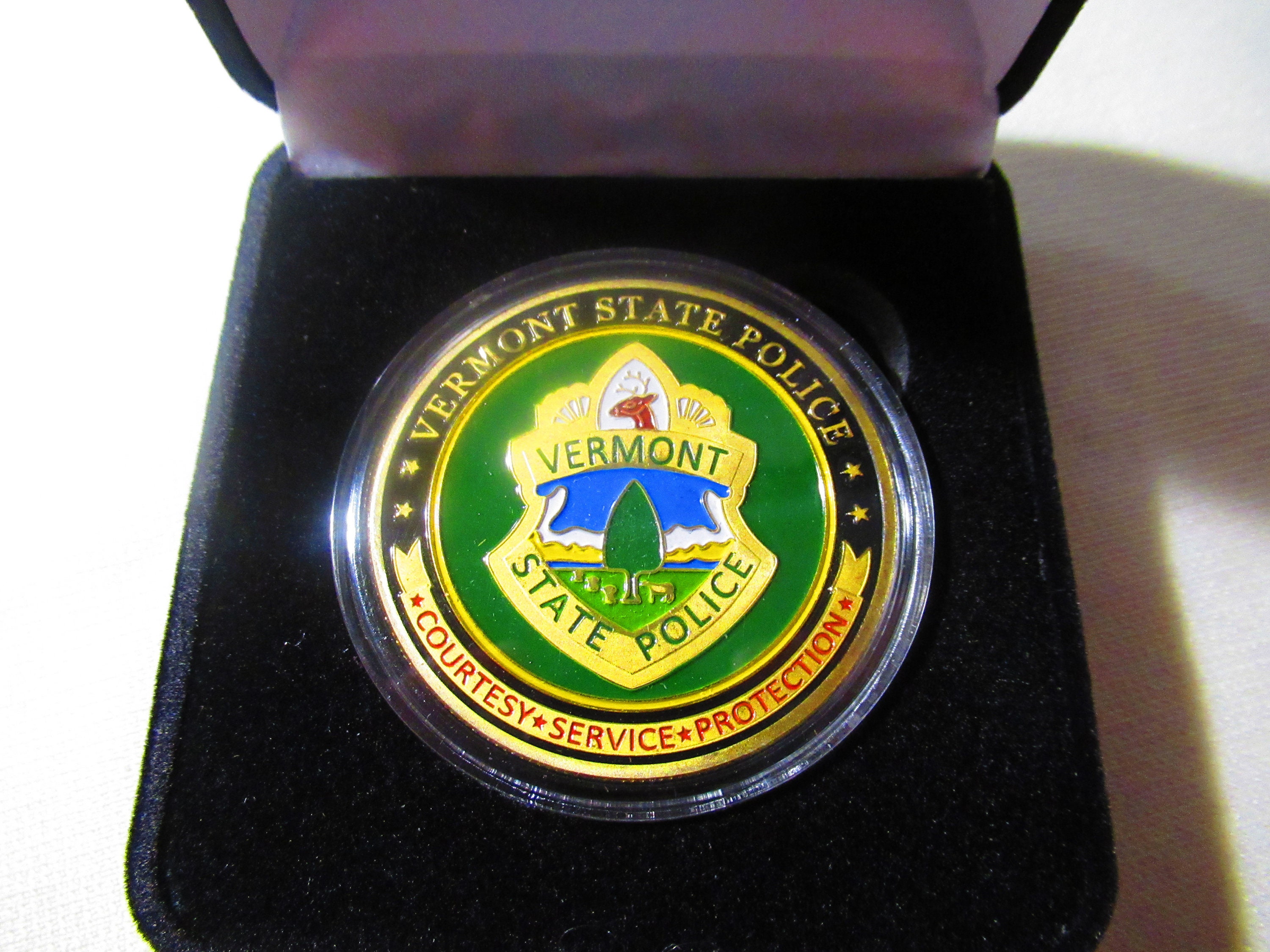 VERMONT STATE POLICE Challenge Coin - Etsy