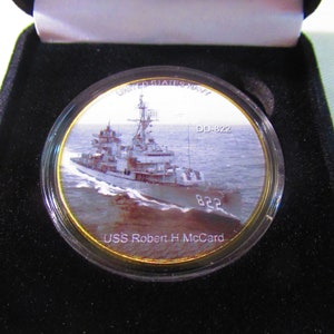 U S NAVY - USS Robert H. Mccard (DD-822) Challenge Coin - Etsy