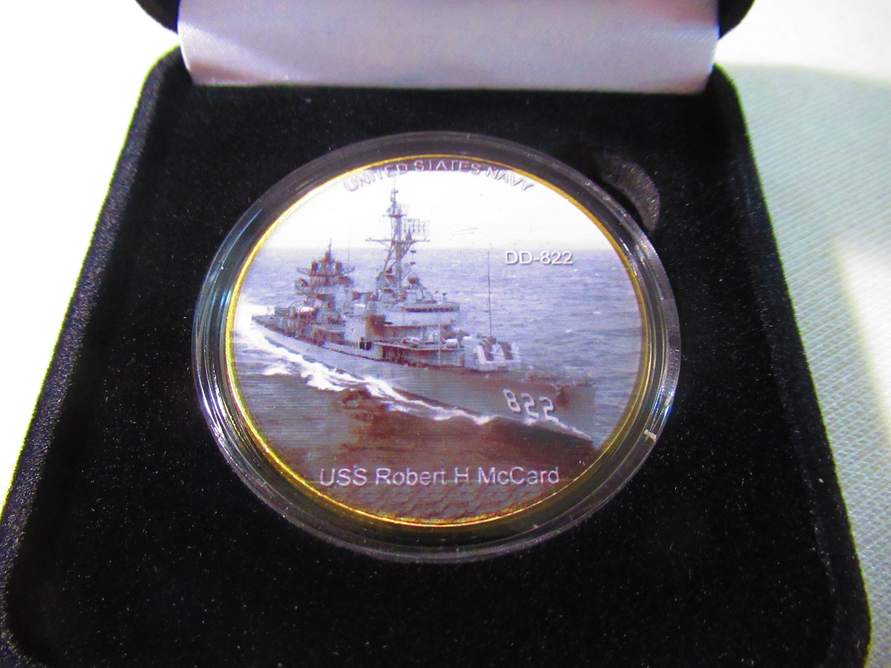 U S NAVY - USS Robert H. Mccard (DD-822) Challenge Coin - Etsy