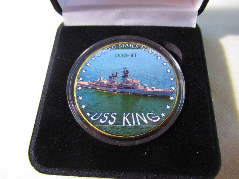 U S Navy USS KING DDG-41 Challenge Coin | Etsy