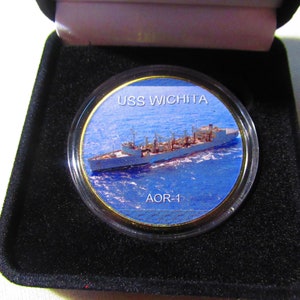 U S NAVY - USS Wichita (AOR-1) Challenge Coin - Etsy