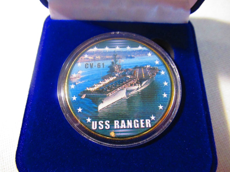 U S Navy - USS RANGER CV-61 Challenge Coin - Etsy