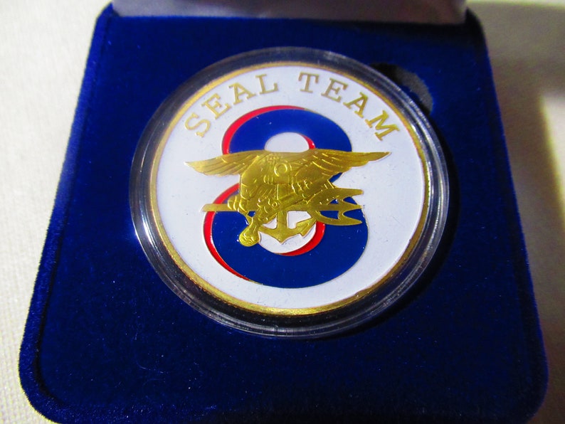 U S Navy SEAL TEAM EIGHT Challenge Coin - Etsy