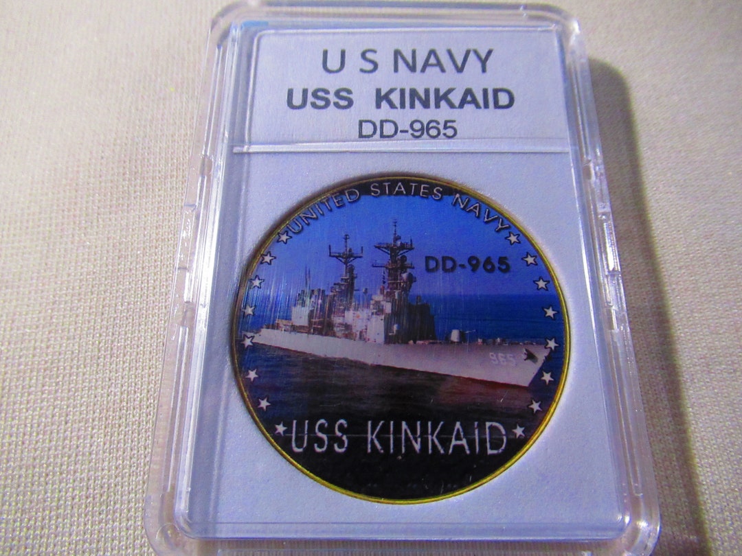 U S NAVY - USS Kinkaid (DD-965) Challenge Coin - Etsy
