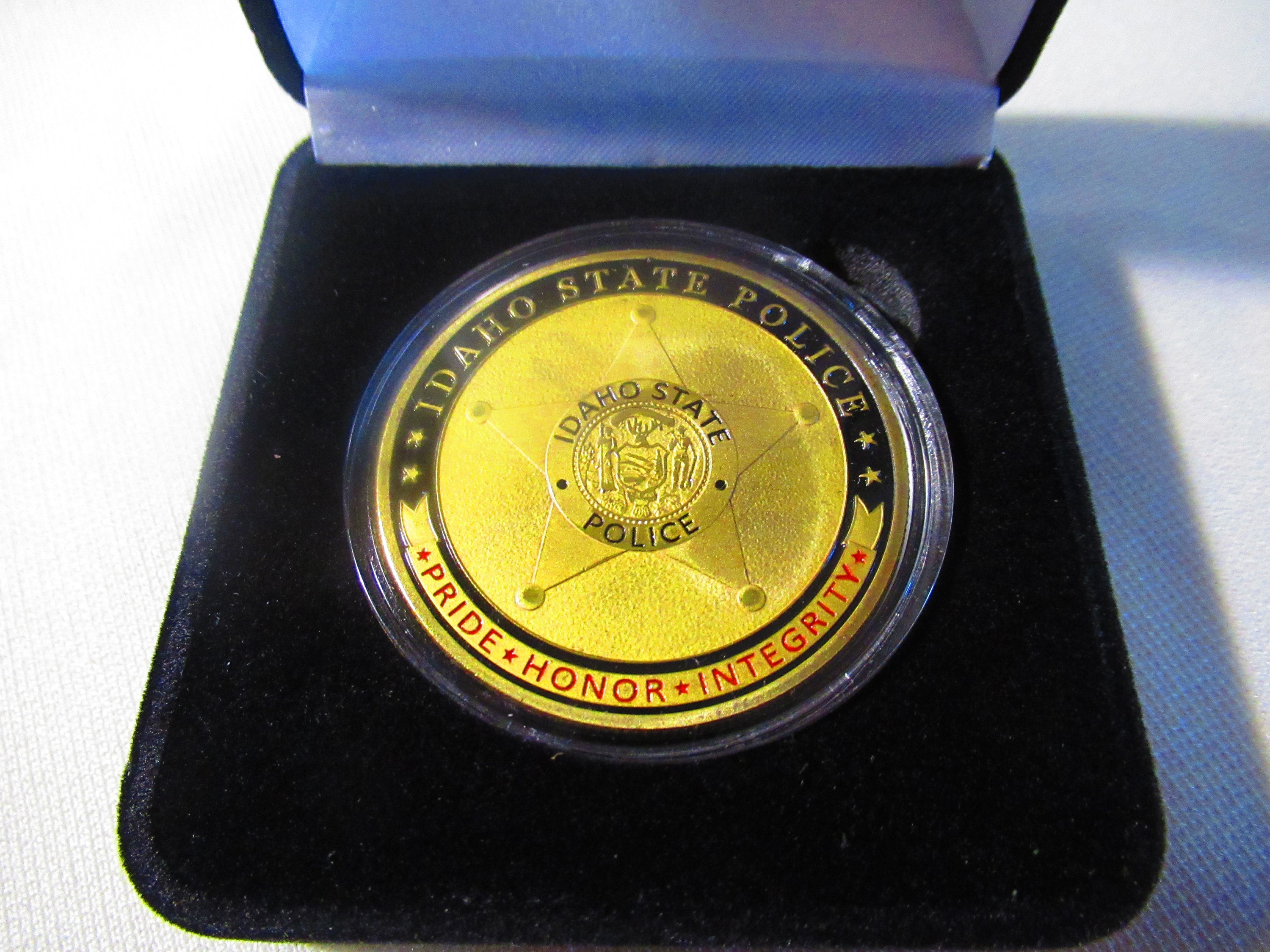 IDAHO STATE POLICE Challenge Coin - Etsy