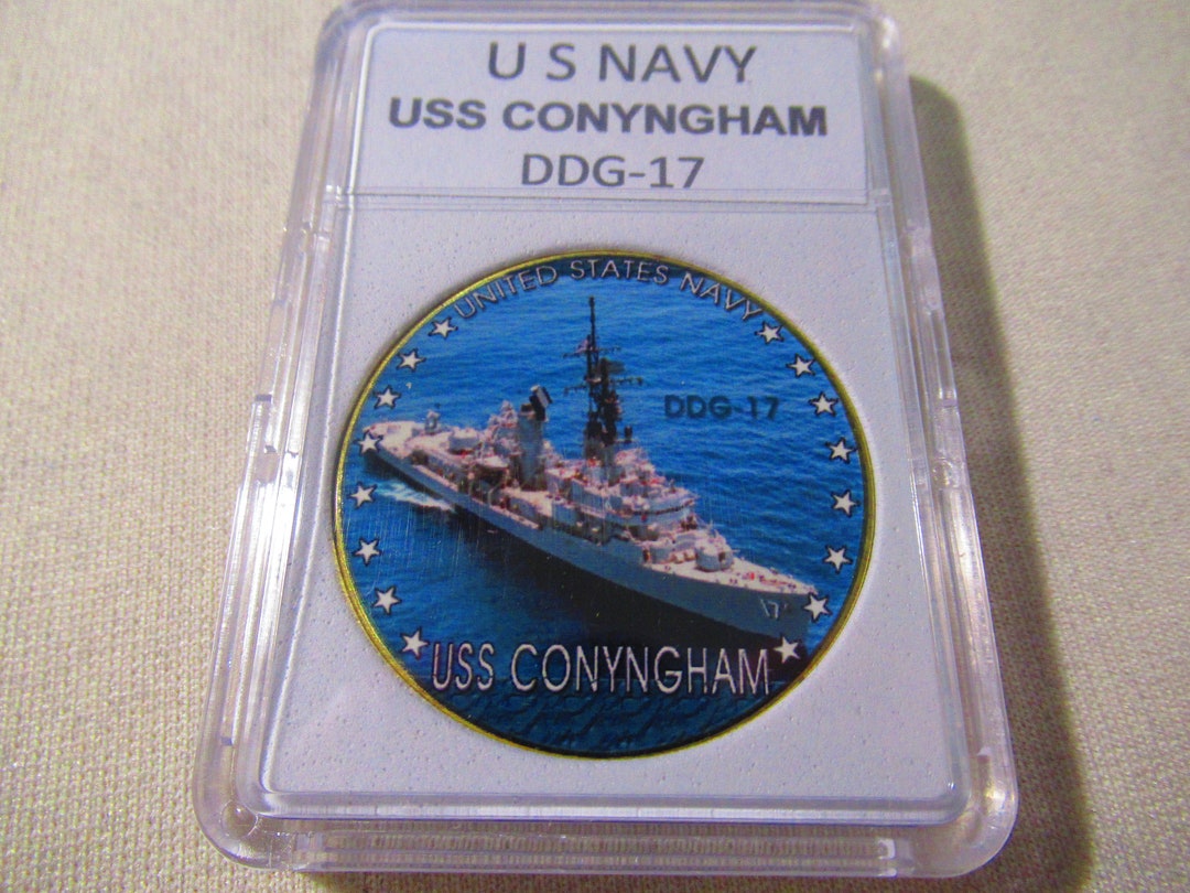 U S Navy - USS CONYNGHAM (DDG-17) Challenge Coin - Etsy