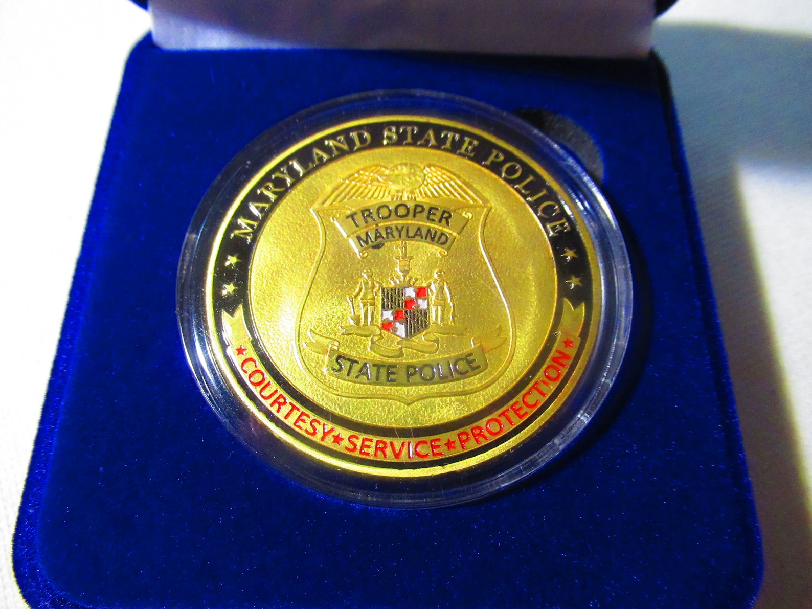 MARYLAND STATE POLICE Challenge Coin - Etsy