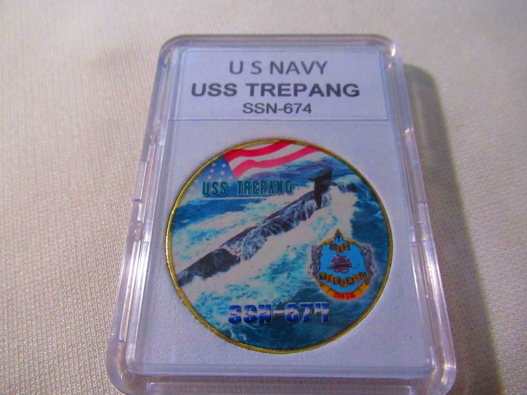 U S Navy Submarine- USS TREPANG / SSN-674 Challenge Coin - Etsy