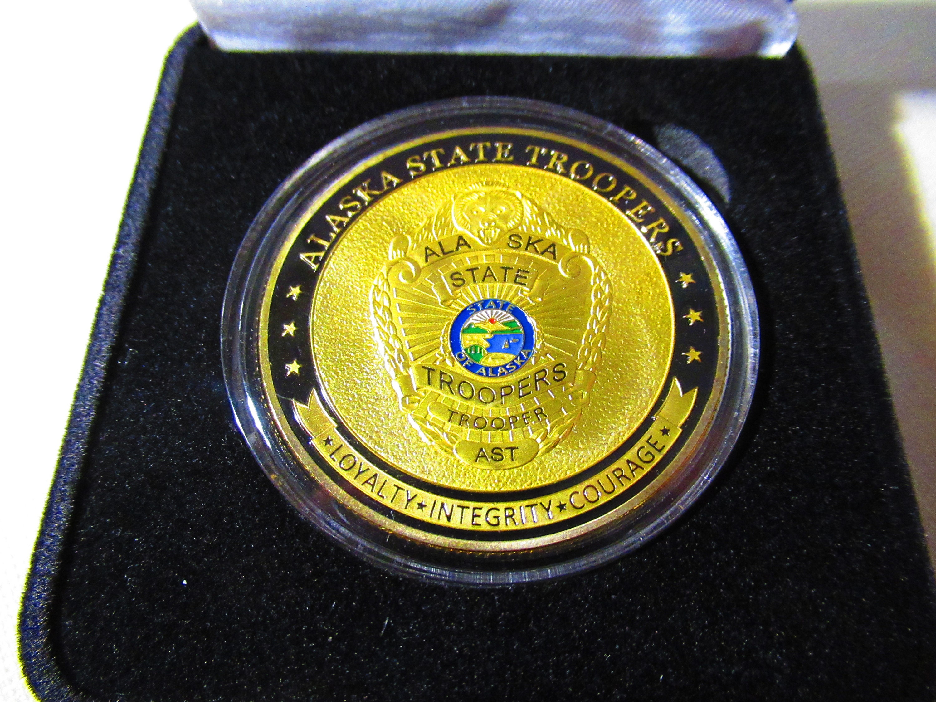 ALASKA STATE TROOPER Challenge Coin | Etsy