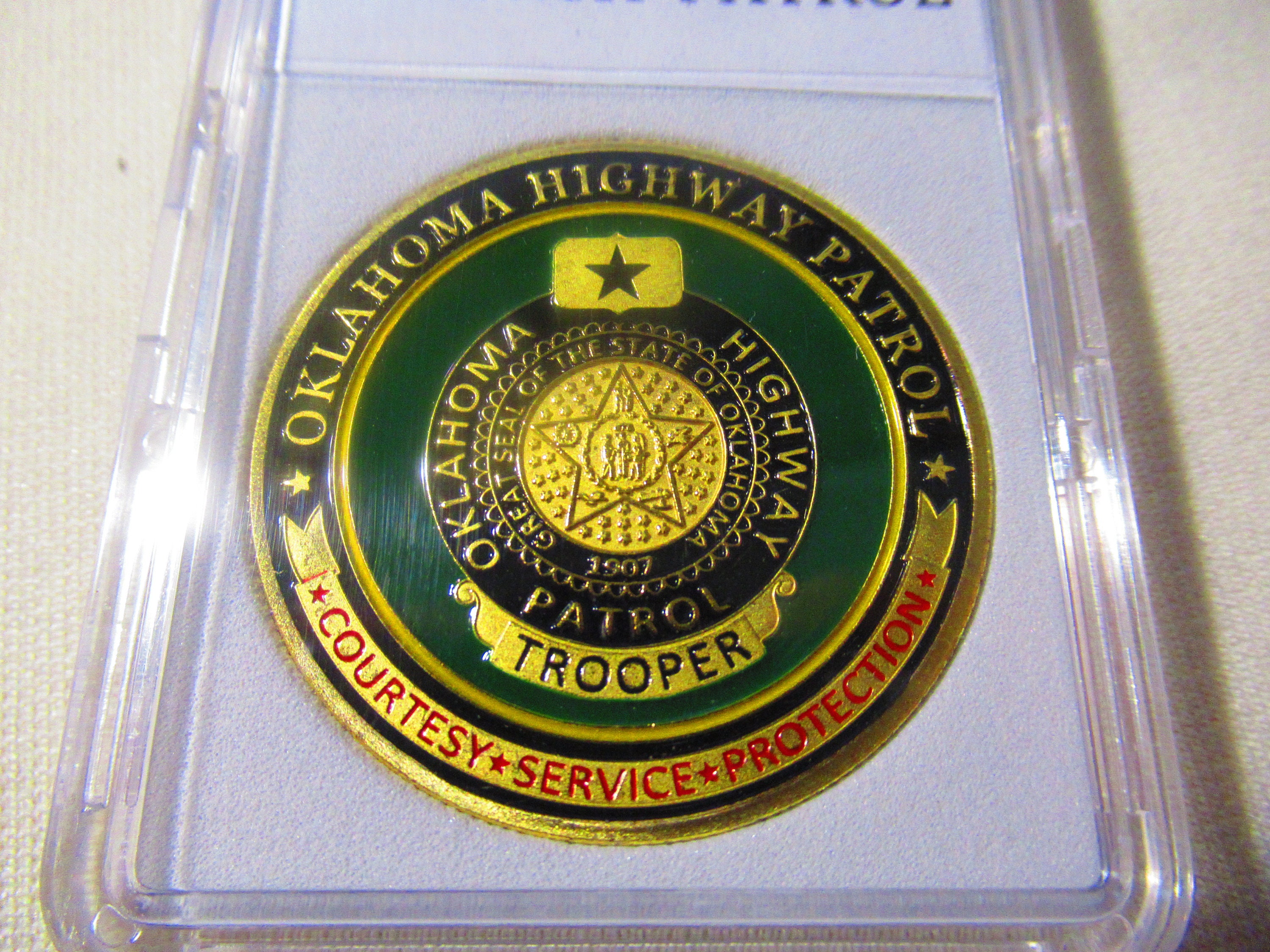 OKLAHOMA HIGHWAY PATROL Challenge Coin - Etsy Canada