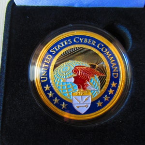 United States Cyber Command Challenge Coin - Etsy