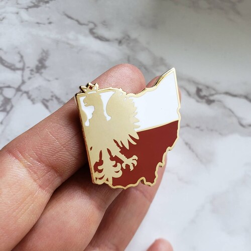 Ohio Enamel Pin - Etsy