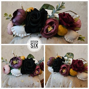 Pierogi & Potato Floral Crown With Roses and Poppies Dyngus Day Ready ...