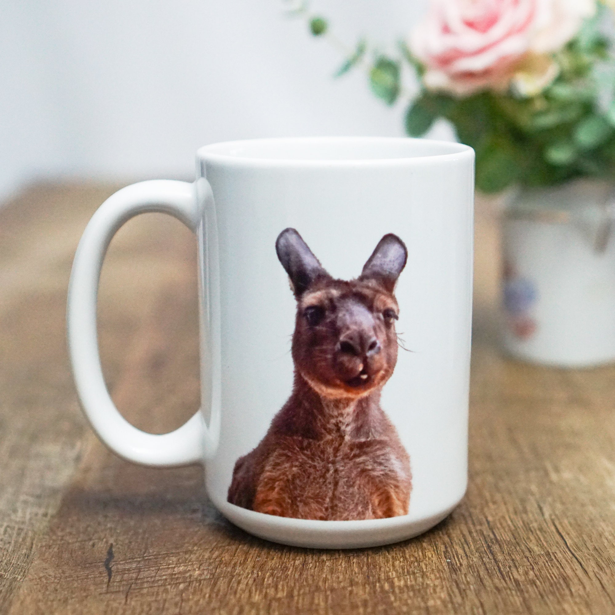 Keep Calm and Hop on Kangaroo Mug, Cute Animal Mug, Funny Coffee Mug ...