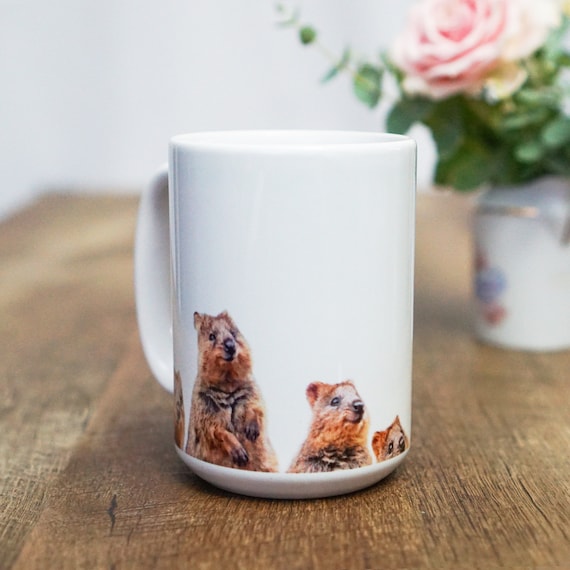 Quokka Mug Cute Animal Mug Funny Coffee Mug Fluffy Quokka | Etsy