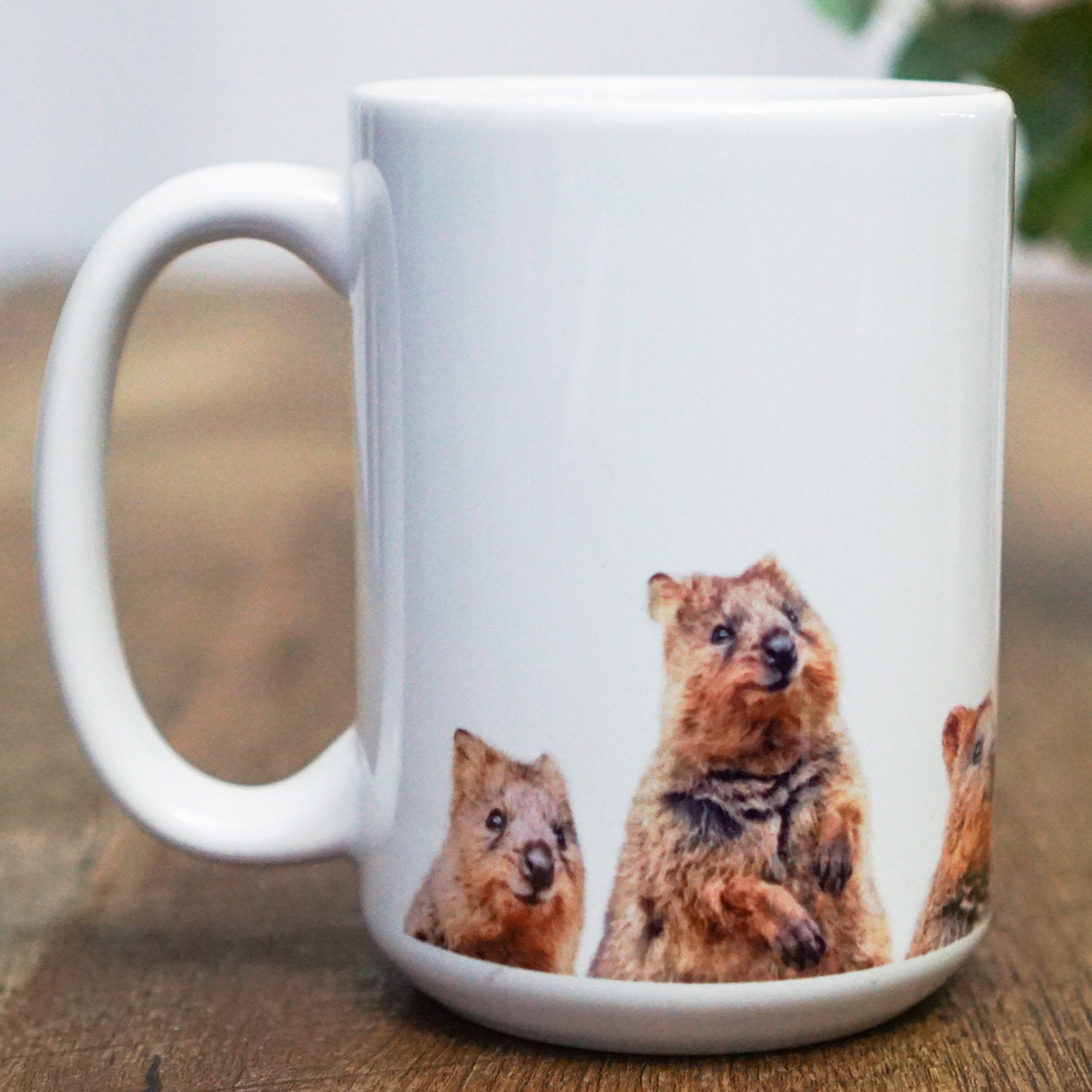 Quokka Mug, Cute Animal Mug, Funny Coffee Mug, Fluffy Quokka (cousin of ...
