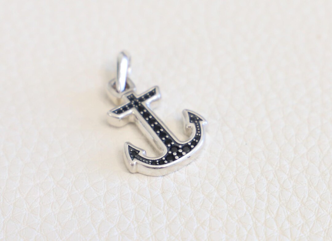 Pre-owned David Yurman Sterling Silver Maritime Anchor Amulet Pendant ...