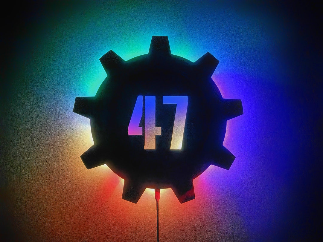NEW Custom Fallout LED Vault Wall Decor - Etsy