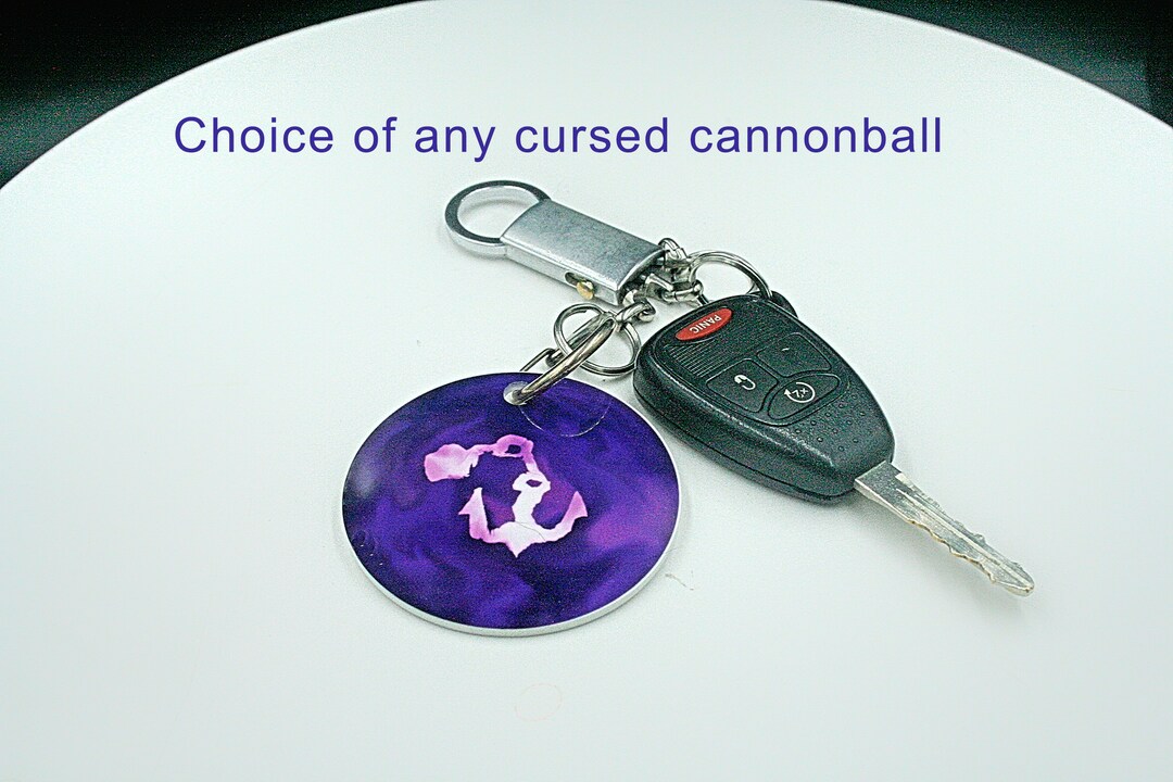 Cursed Cannonball Keychain - Etsy