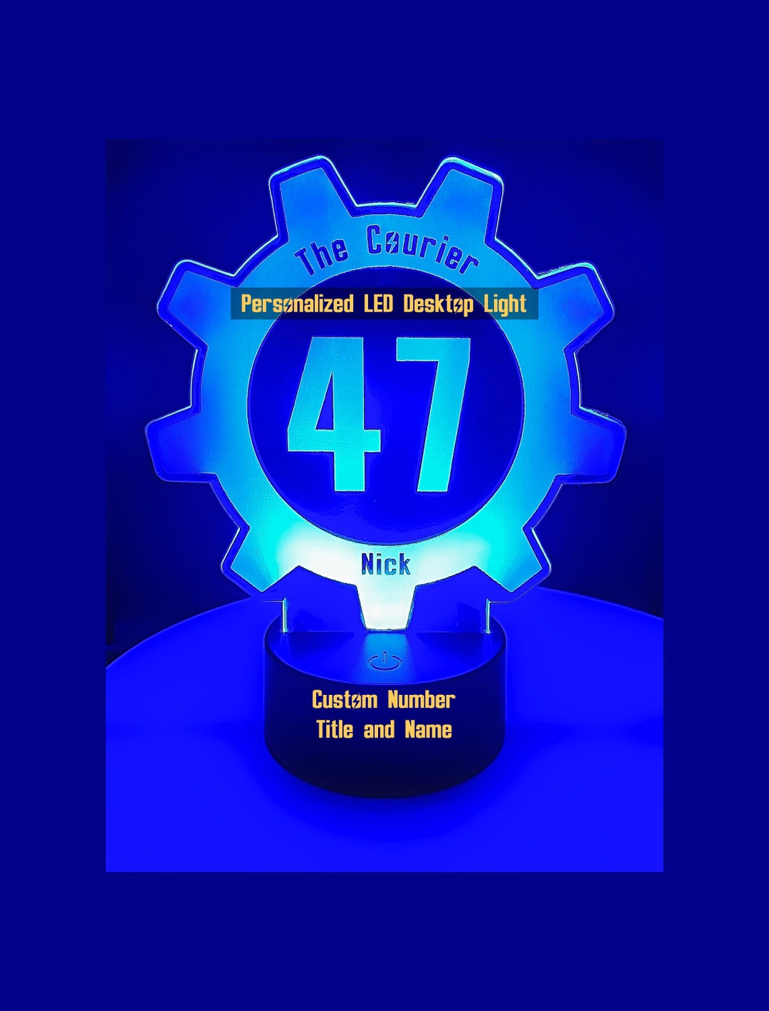 Custom Vault LED Desk Sign - Etsy