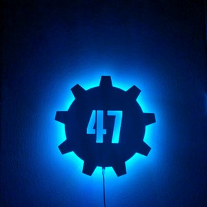 NEW Custom Fallout LED Vault Wall Decor - Etsy
