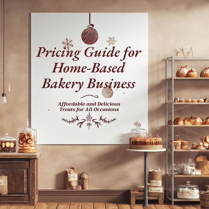 Home Bakery Pricing Guide: Cottage Food Business (PDF Pattern) - Etsy