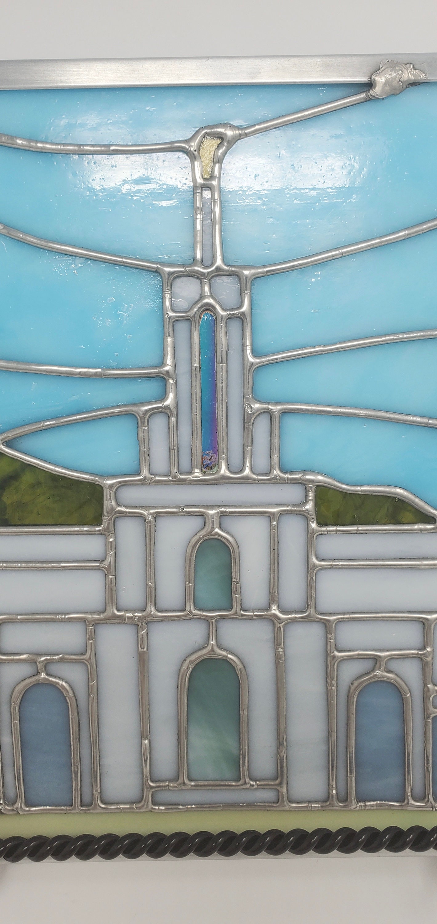 Mt Timpanogos Temple Stained Glass — MADE TO ORDER - Etsy