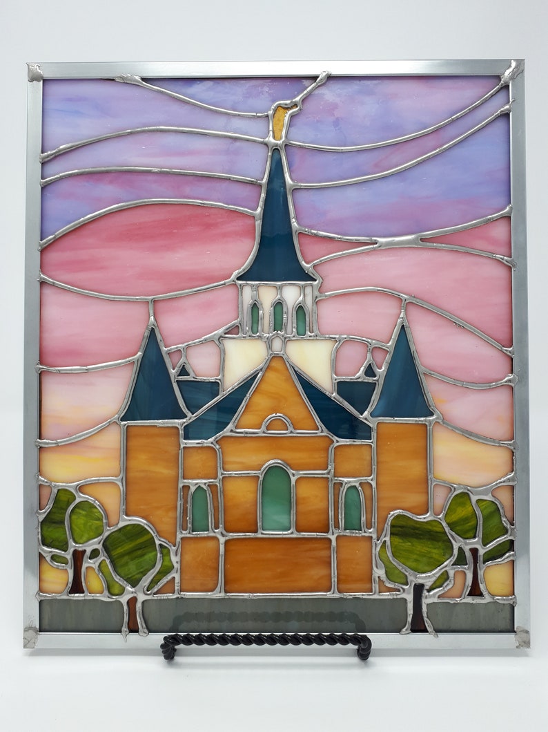 Provo City Center Temple Stained Glass — MADE TO ORDER - Etsy
