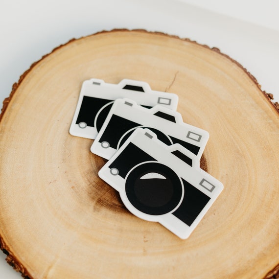 Camera Vinyl Sticker Vinyl Sticker Photographer | Etsy