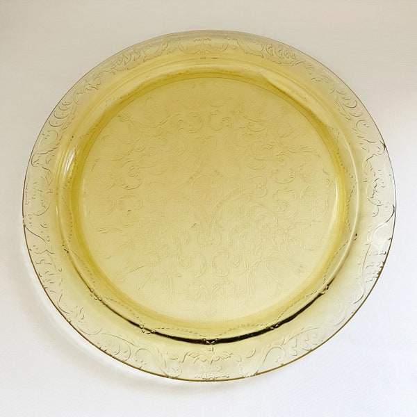 Amber Glass Plates - Etsy