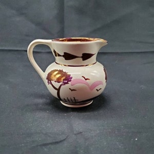 Antique Old Castle Copper Lusterware Miniature Creamer Pitcher - Etsy