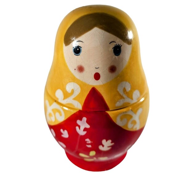 Ceramic Nesting Doll - Etsy
