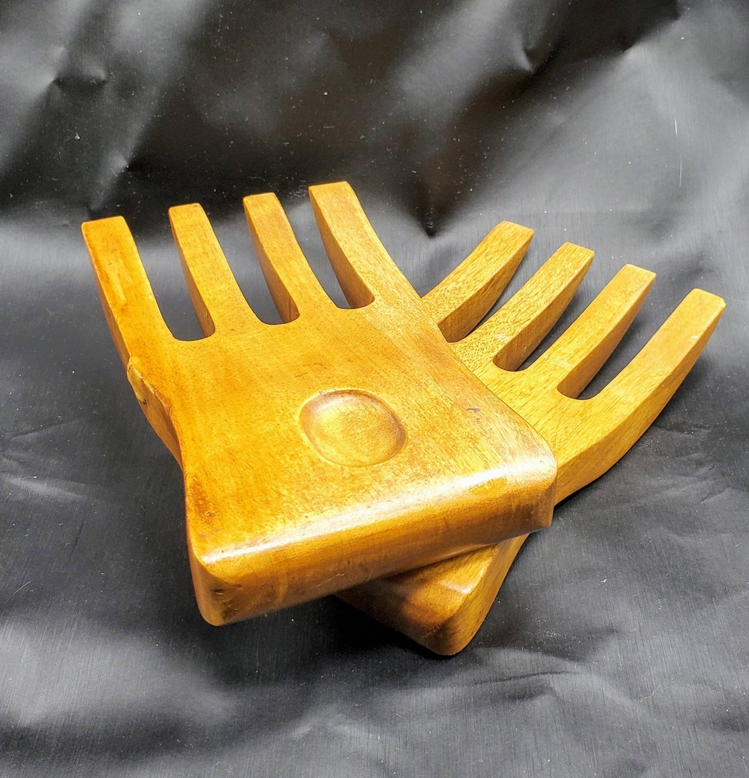 Wooden Pasta Claws Forks Food Grade Salad Hands - Etsy
