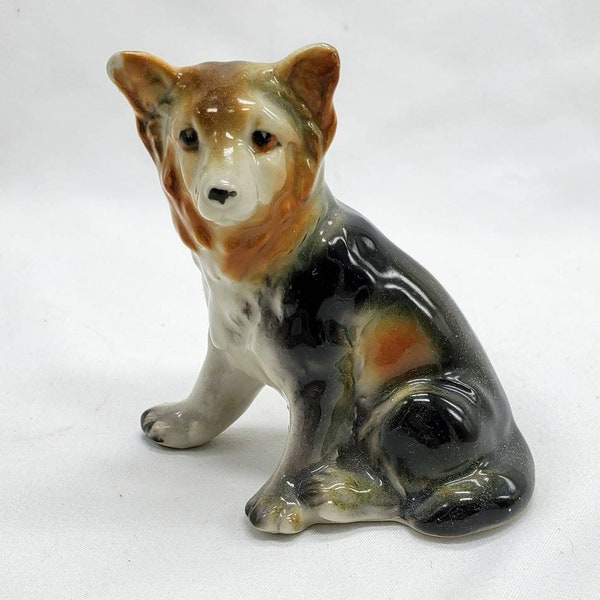 Ceramic Collie Figurine - Etsy