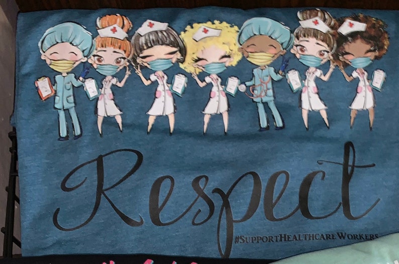 Respect respect your healthcare workers healthcare show | Etsy