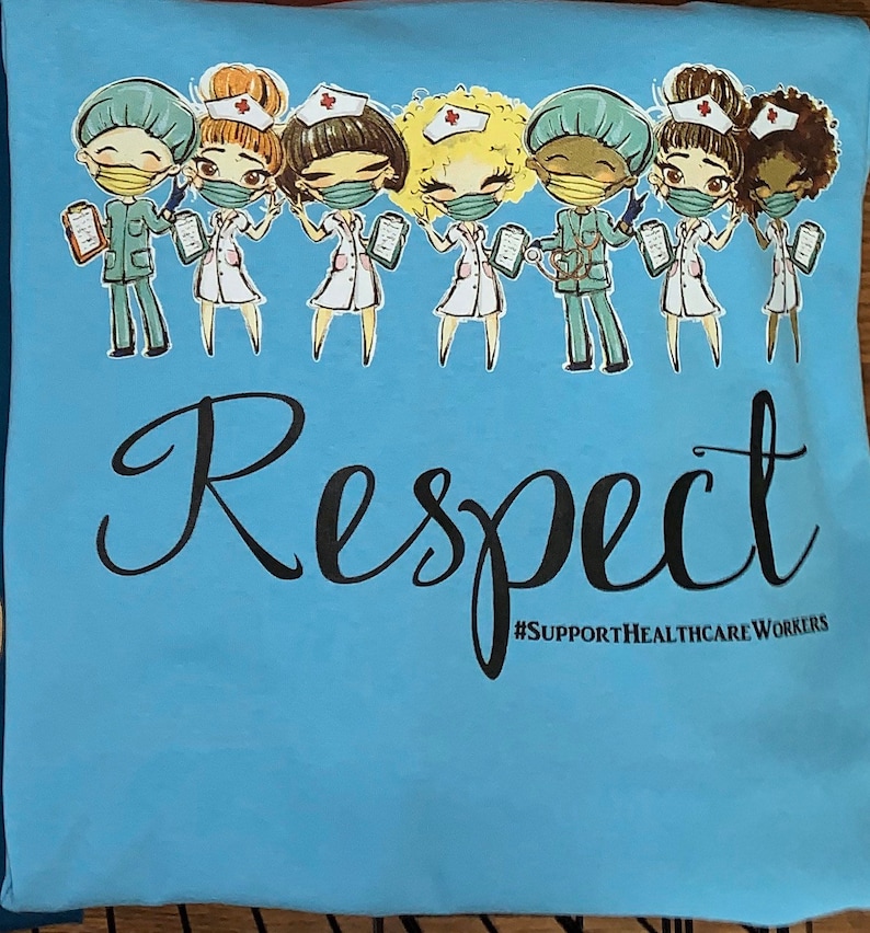 Respect respect your healthcare workers healthcare show | Etsy