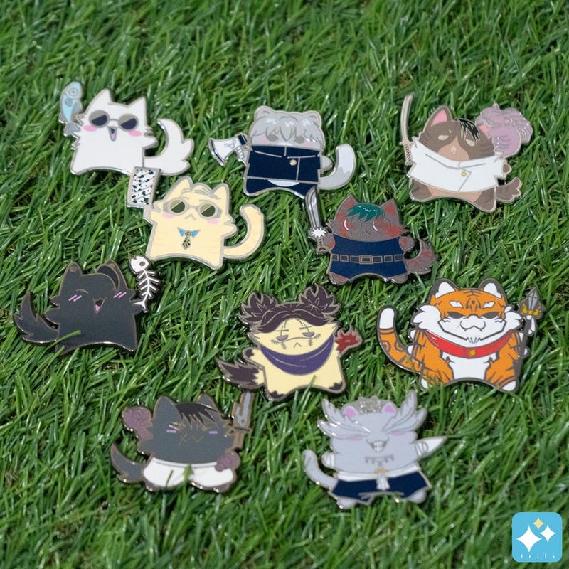 Anime Enamel Pins - Etsy