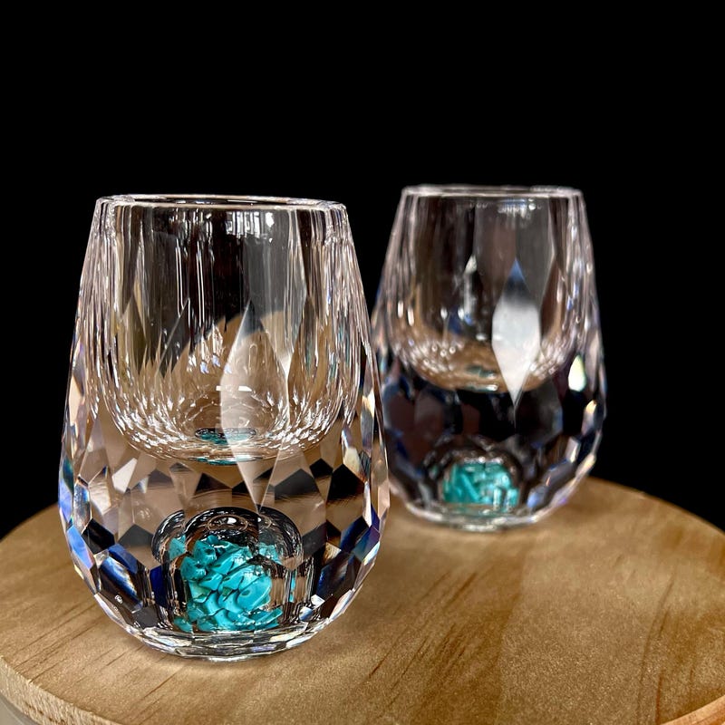 Crystal Glasses - Etsy