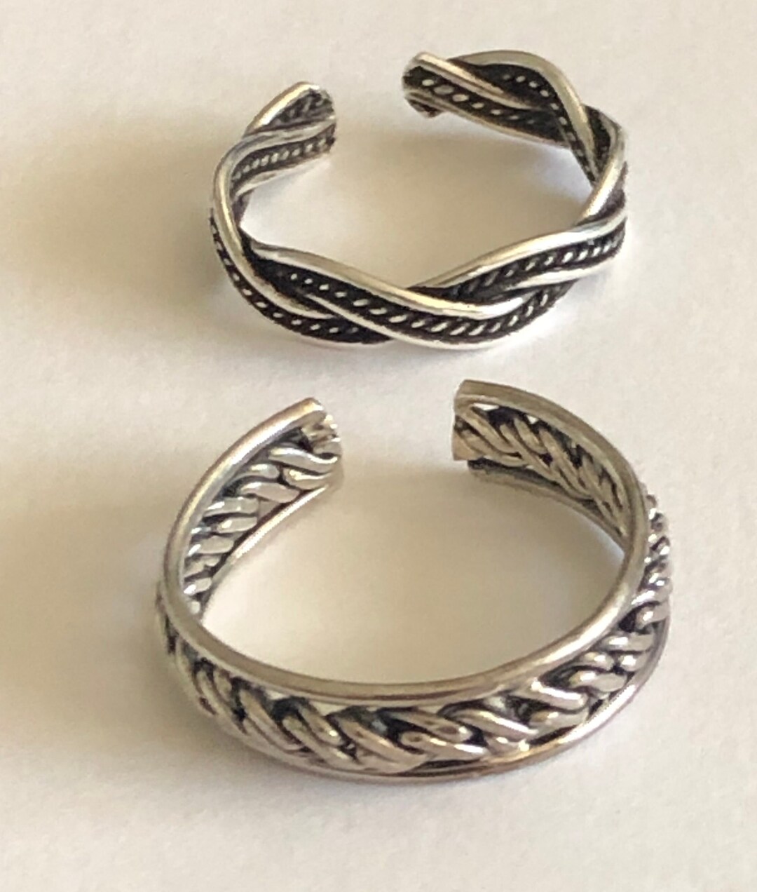 925 Sterling Toe Ring Adjustables All Sterling Silver. NO - Etsy